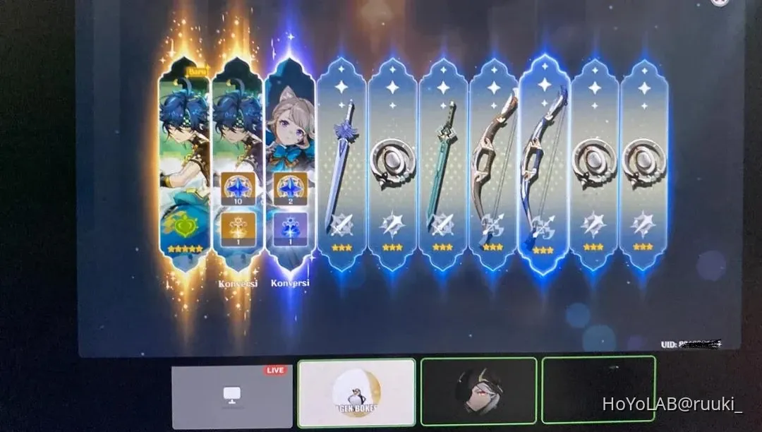 HOWS MY KINICH PULL WENT: 😎🤯 ️‍🔥 Genshin Impact | HoYoLAB