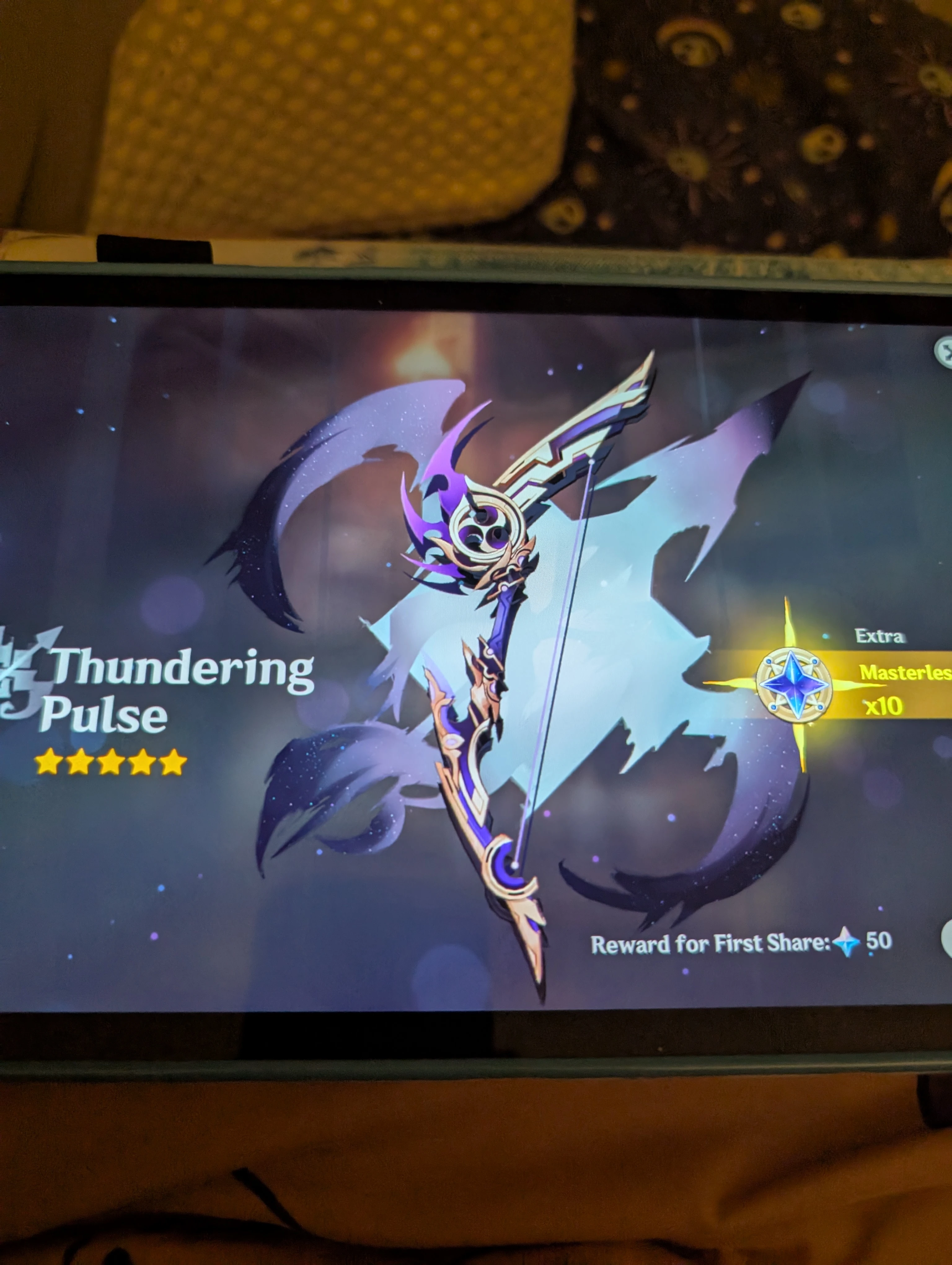 I was trying to pull Yae's weapon for DPS Barbara And this came home at ...