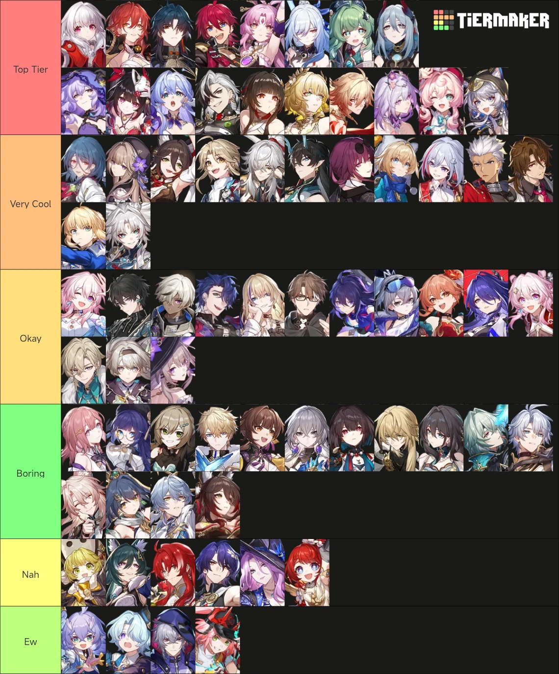 my sister ranks hsr characters by their design! Honkai: Star Rail | HoYoLAB