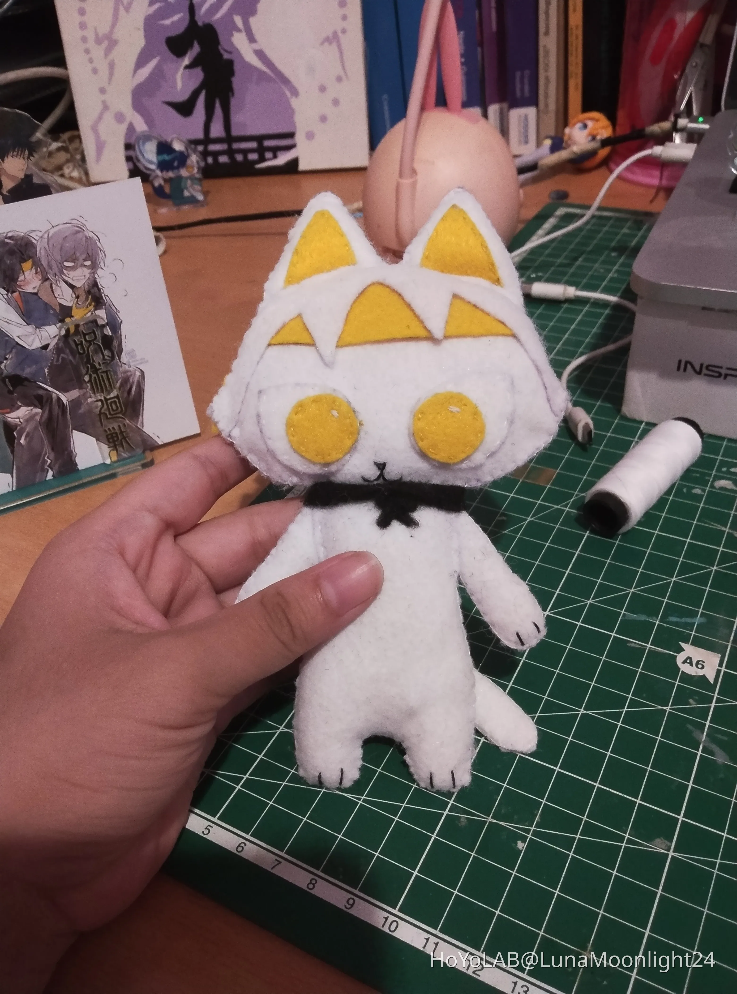 I sewn Harumasa's cat version as a plush! Zenless Zone Zero | HoYoLAB