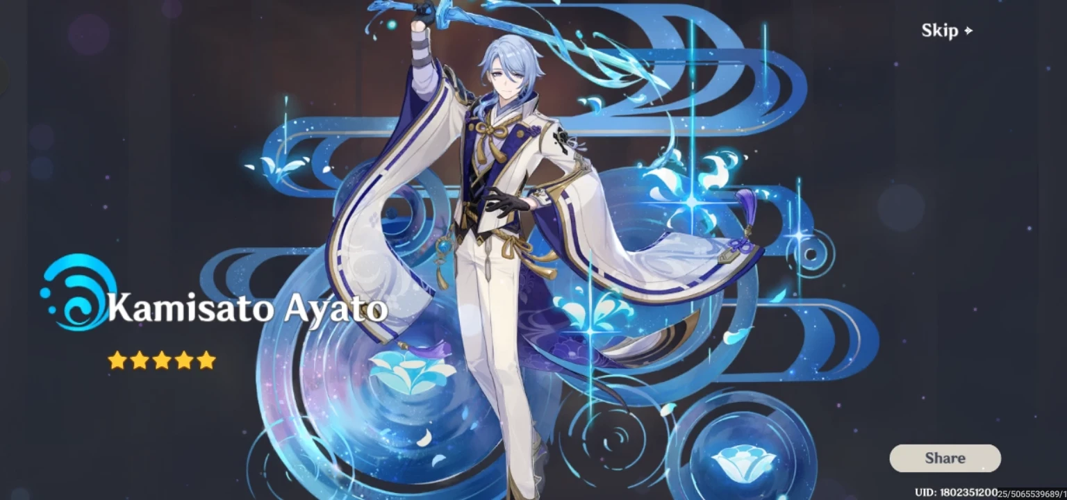 🤧dem luck🤧 19 pity ayato then 17 pity kazu Genshin Impact | HoYoLAB