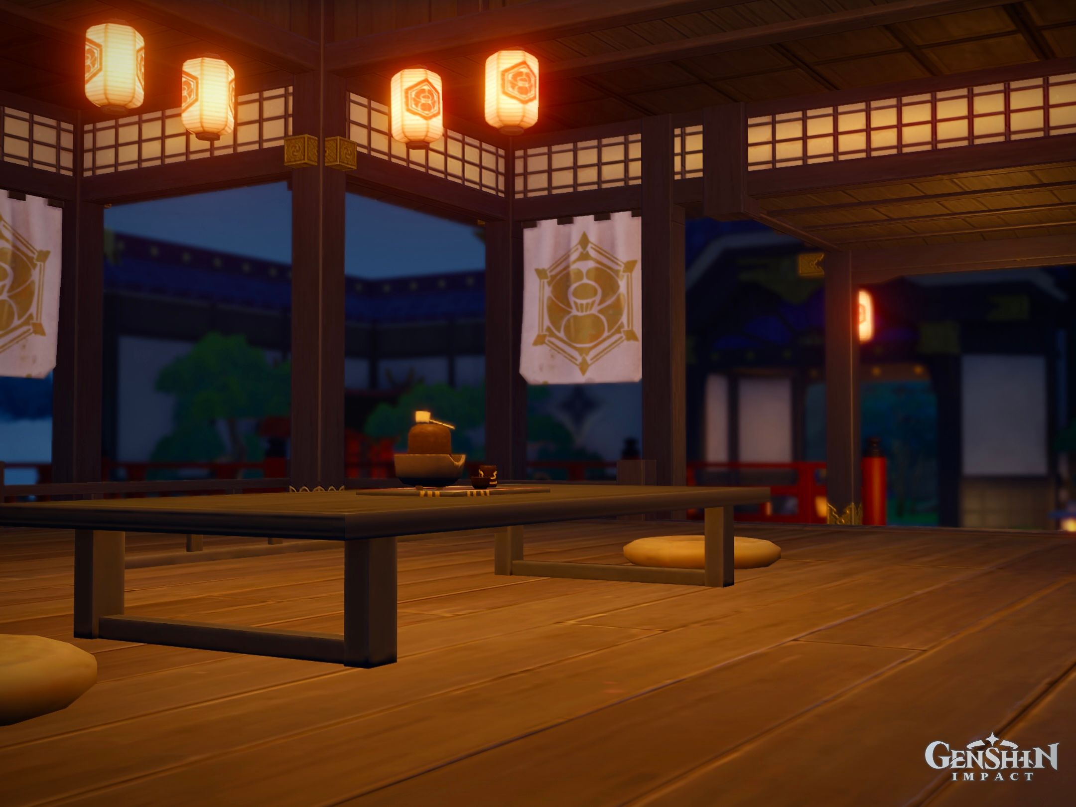 Kamisato Estate scenery🏯 Genshin Impact | HoYoLAB