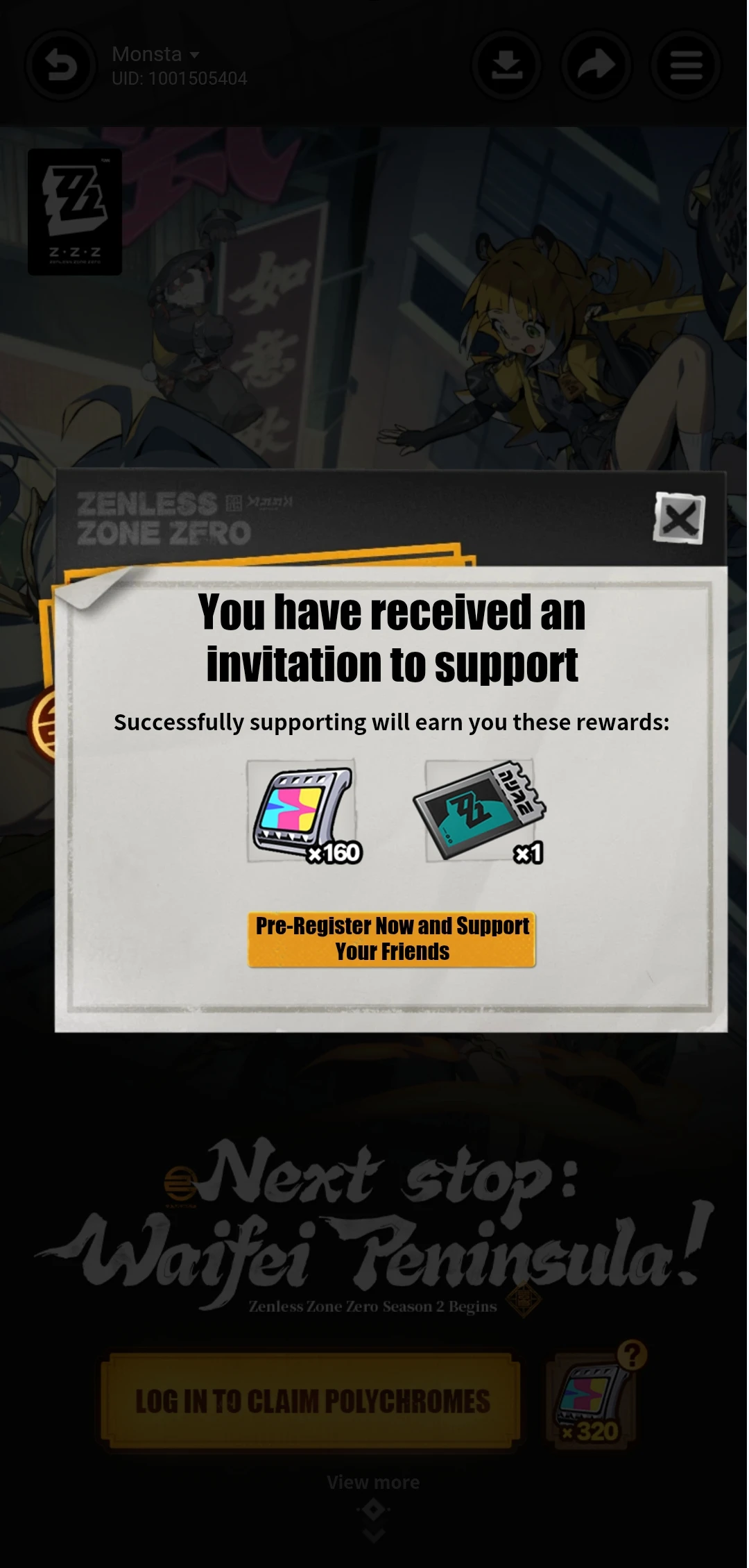 FOR ALL WHO HAVNT PRE-REGISTERED ALLREADY FOR THIS ZZZ EVENT!!! Zenless ...