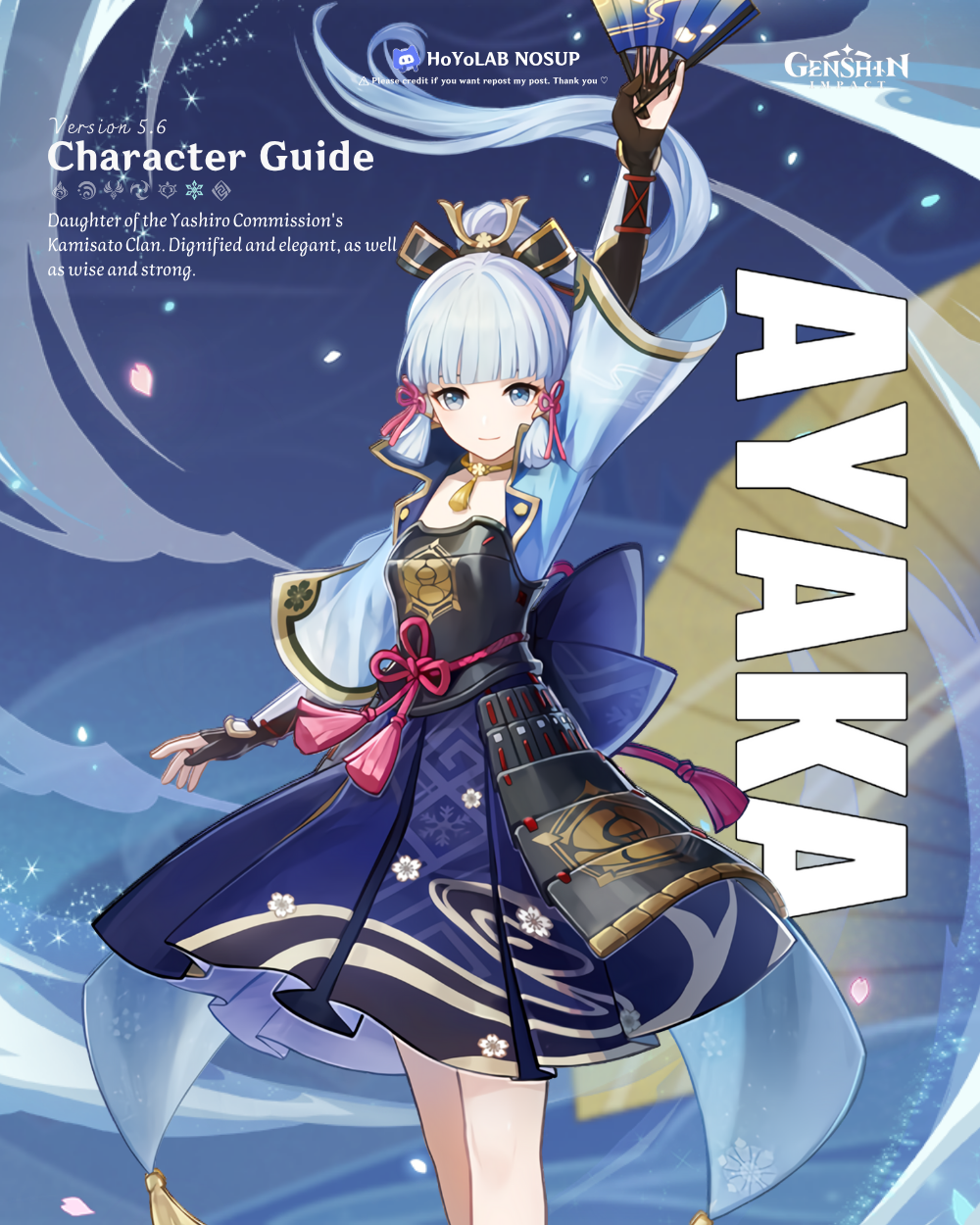[Version 5.6] Character Guide: Kamisato Ayaka Main DPS Build - Weapons, Artifact, and Team ...