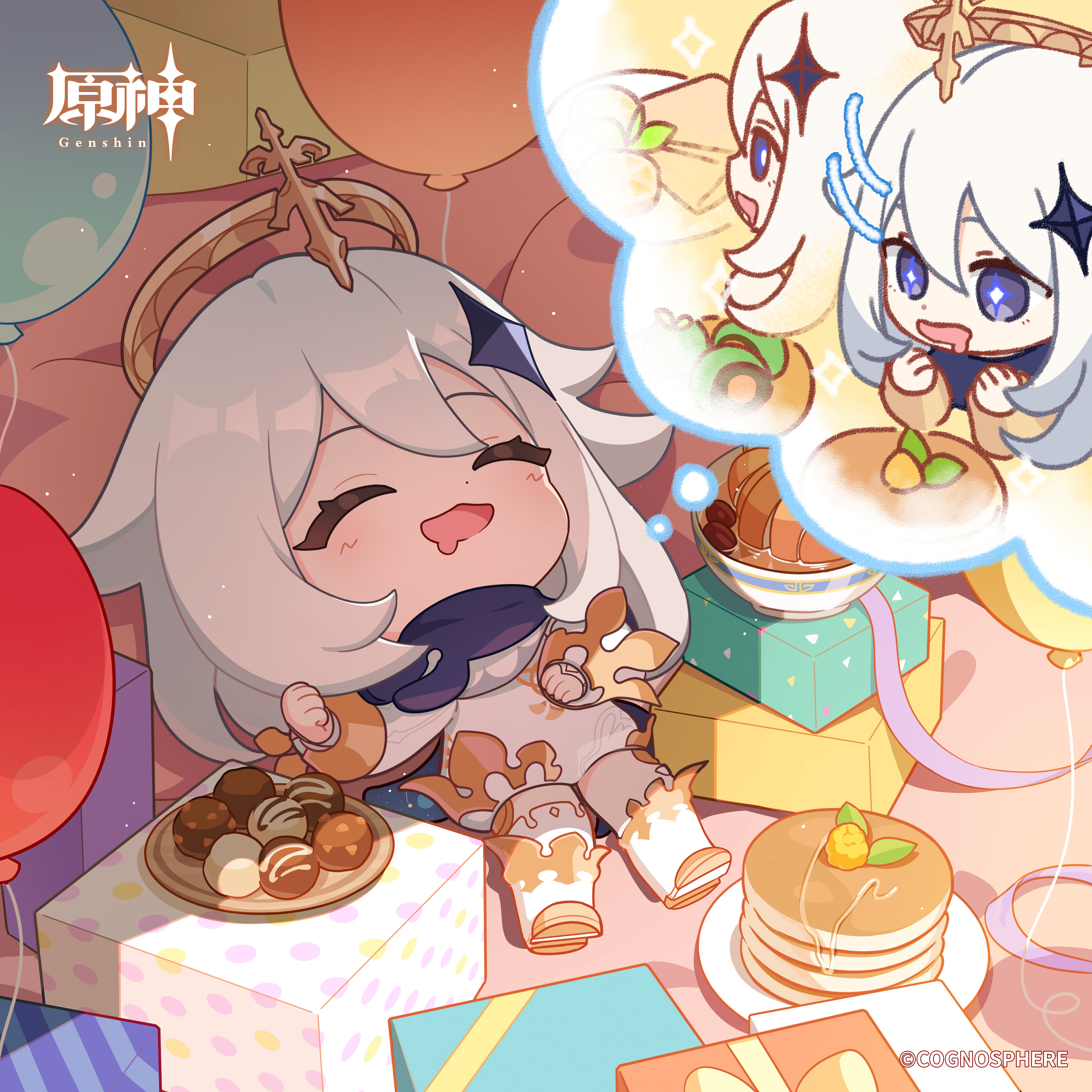 Happy Birthday to...... ⋆⭒˚｡⋆ [PAIMON] ⋆｡˚⭒⋆ Chibi Version Genshin ...