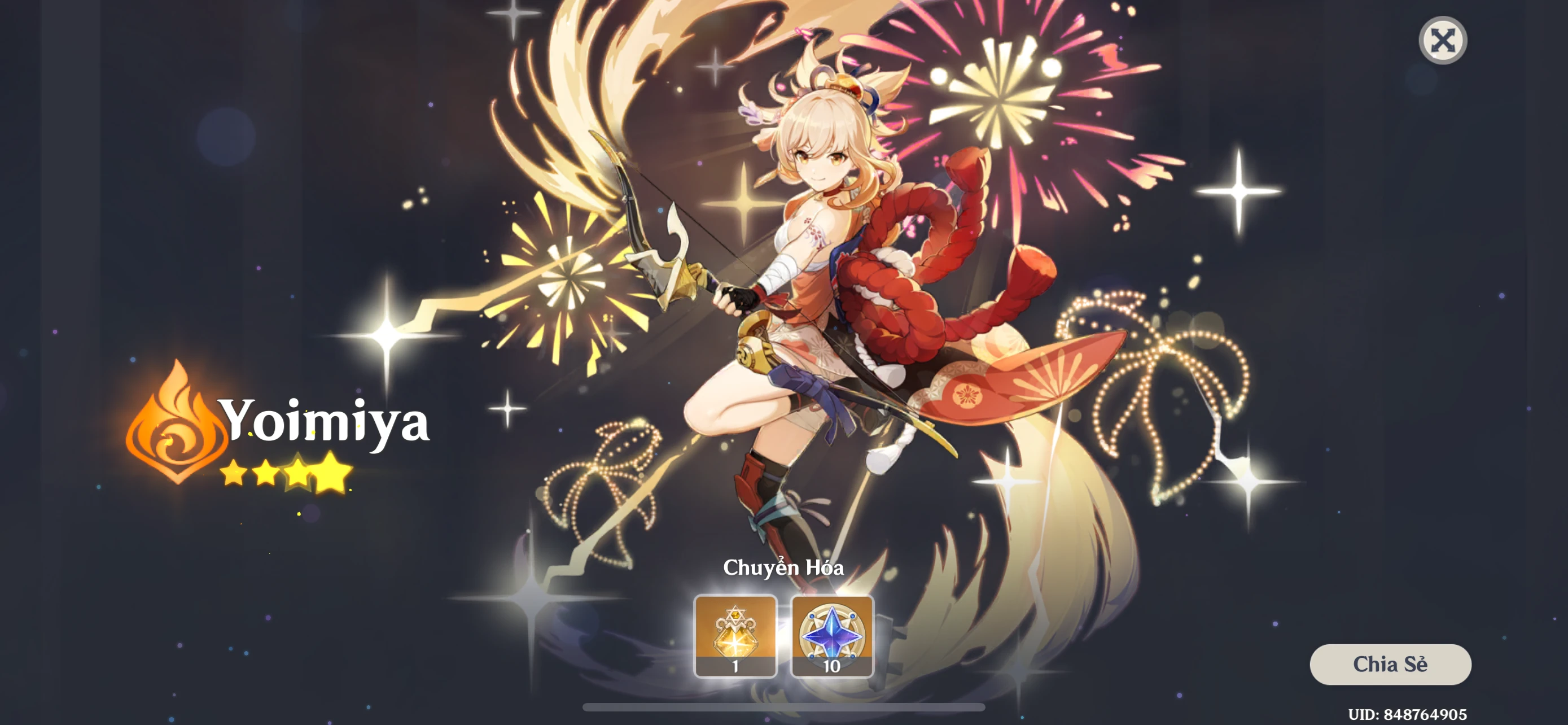 Cuối cùng tôi đã lấy được C6 Yoimiya Genshin Impact | HoYoLAB