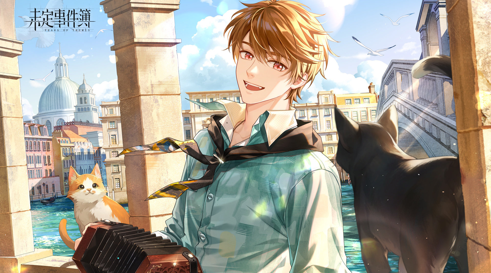 Luke the cat whisperer lol Tears of Themis | HoYoLAB