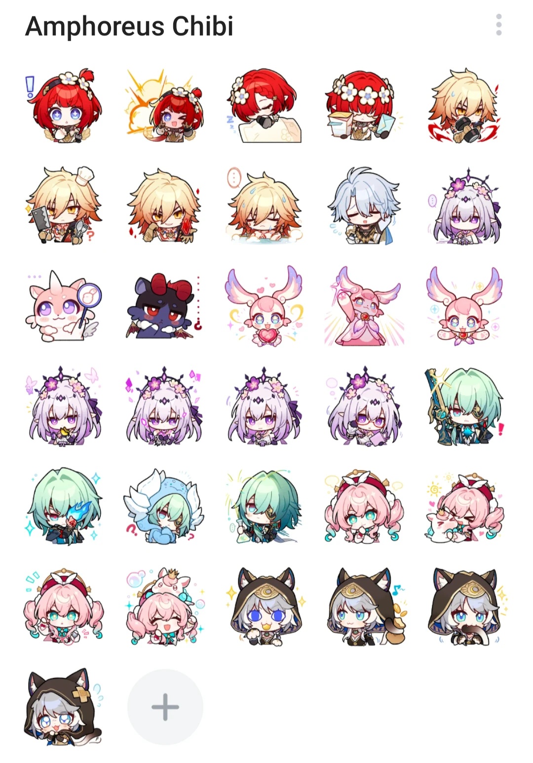 Sharing some hsr stickers again (telegram) Genshin Impact | HoYoLAB