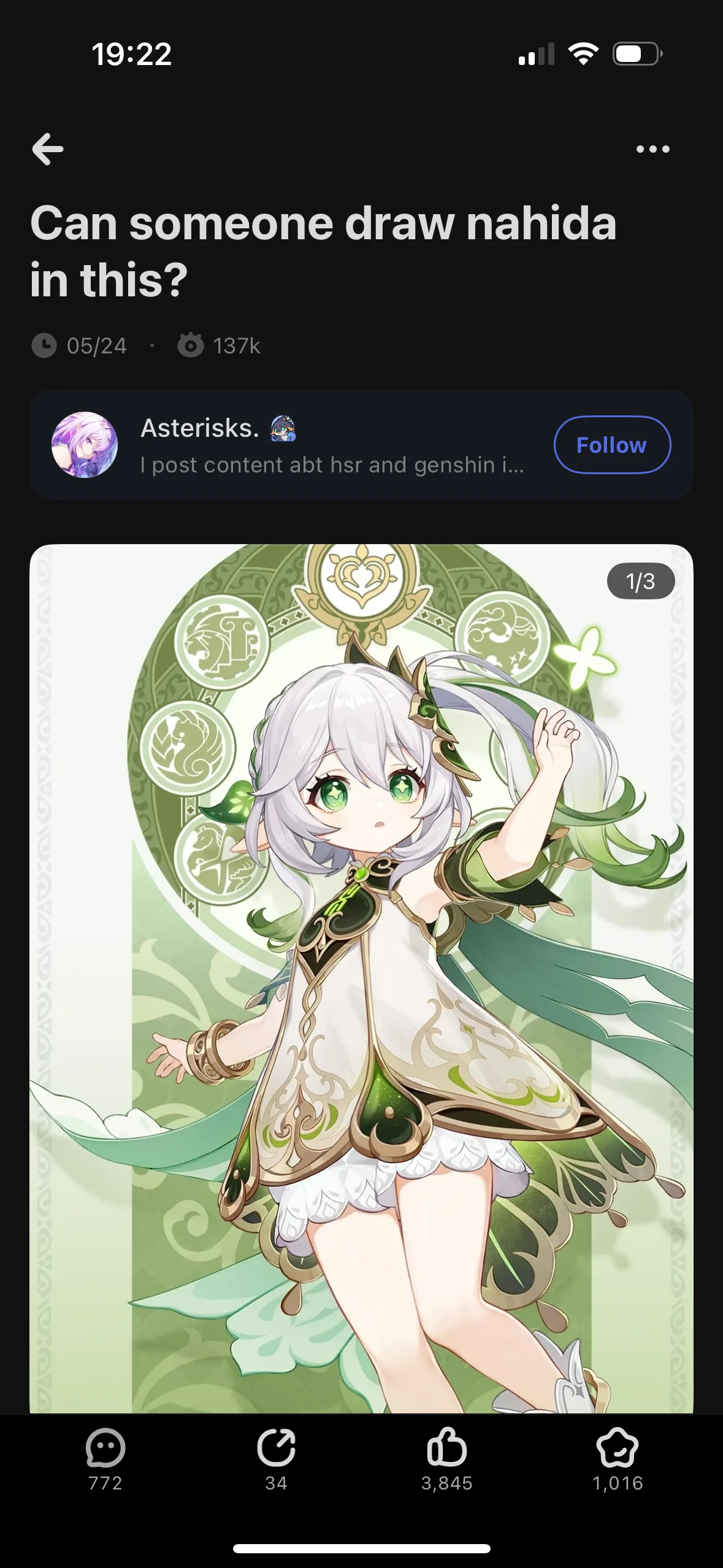 My Nahida drawing Genshin Impact | HoYoLAB