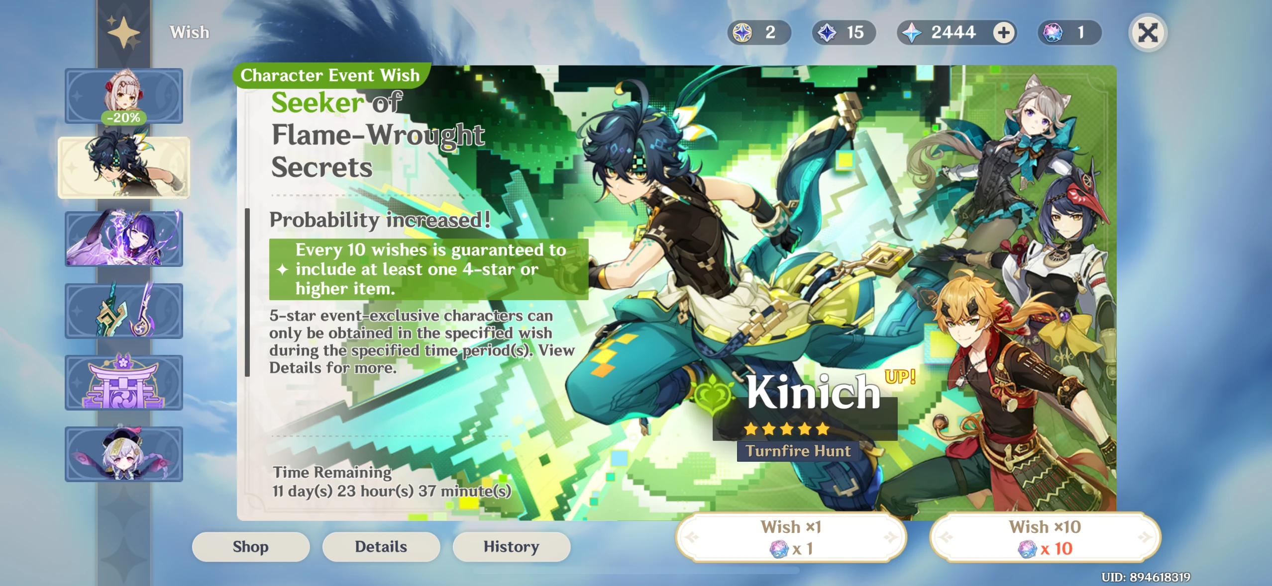 Day 8 saving for dendro Archon!! 💚 Genshin Impact | HoYoLAB