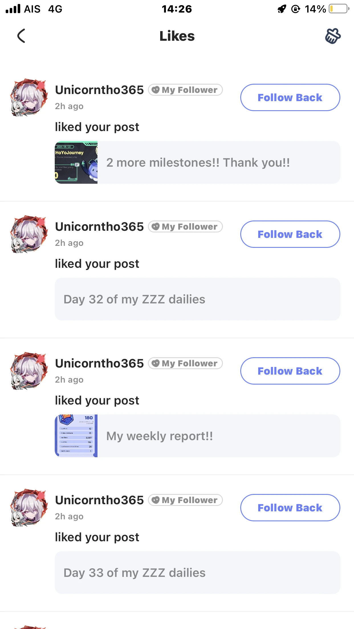 Credit to Unicorntho365 for the surprise achievement lol | HoYoLAB
