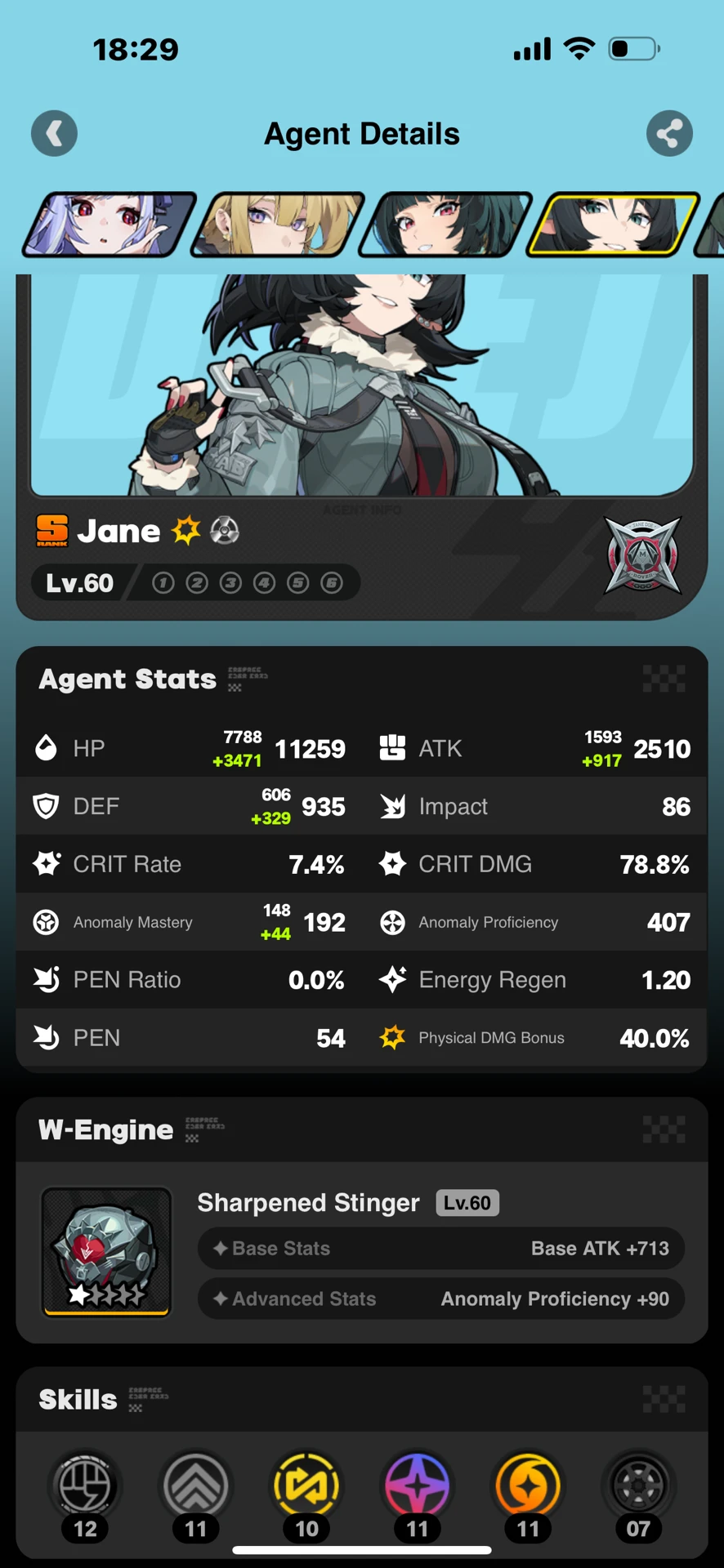 Rate my Jane Doe build. Zenless Zone Zero | HoYoLAB
