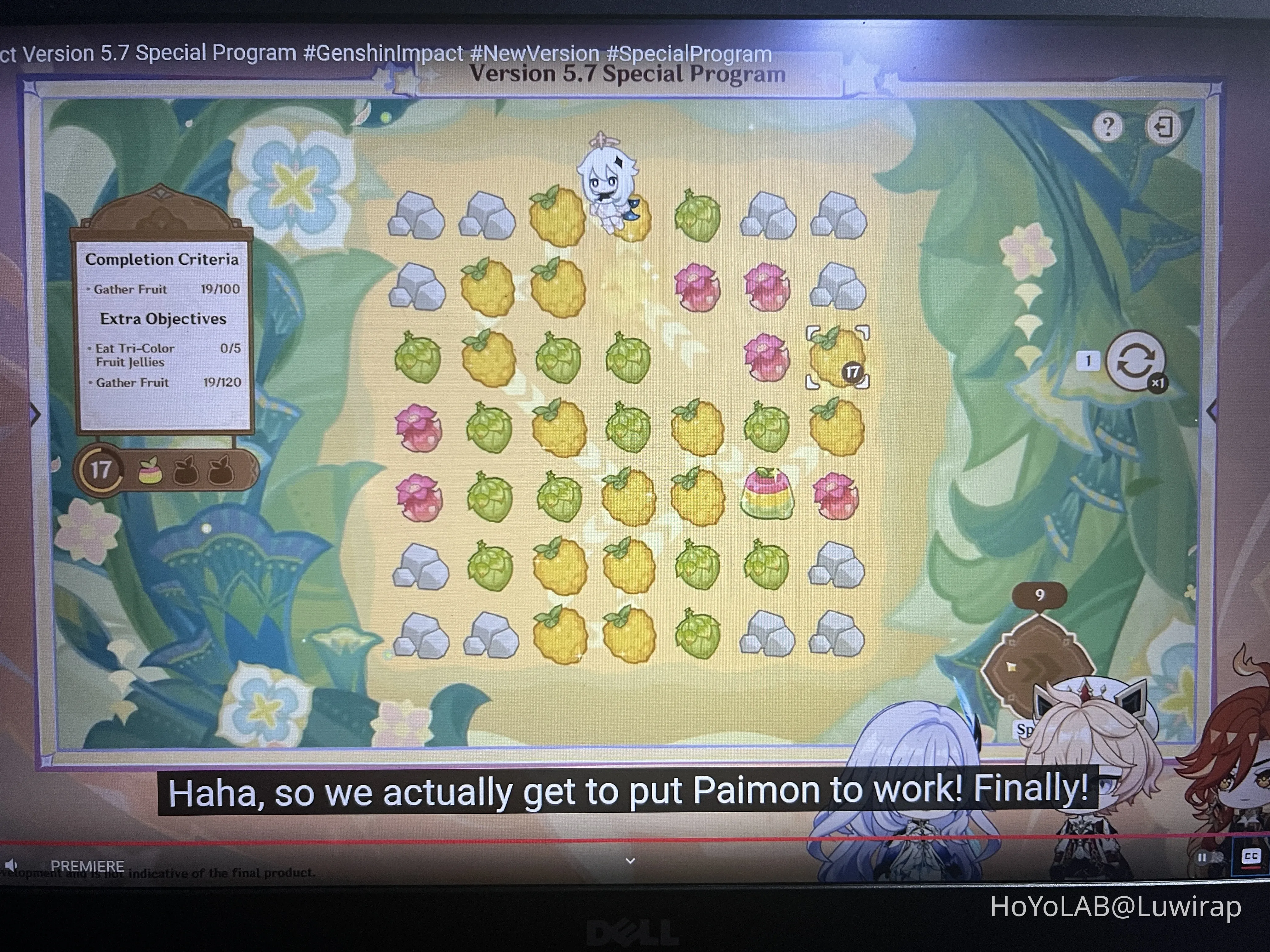 “So we actually get to PUT PAIMON TO WORK! Finally!” - Cat Protano ...