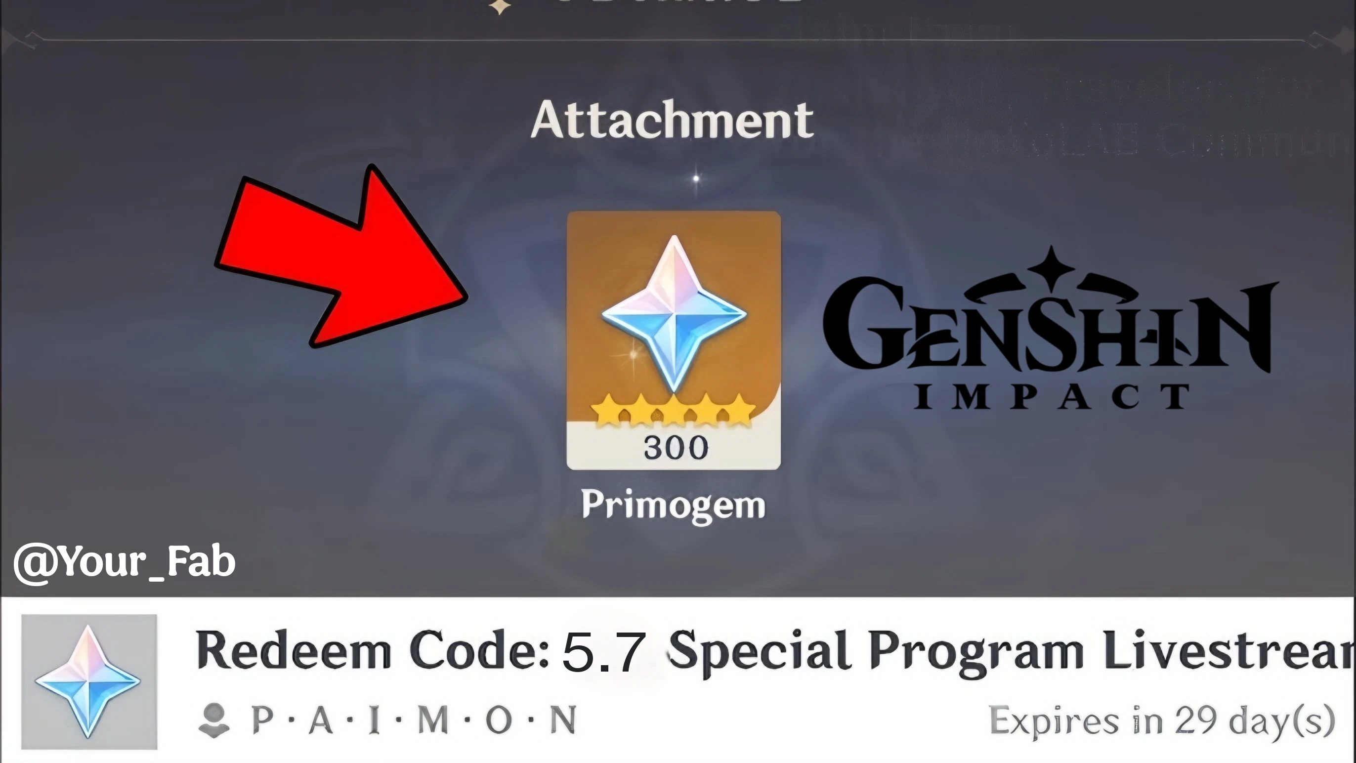 5.7 New 3 Reedem Codes - Total ×300 Primogems 🔥 (Check It Now ) Genshin ...