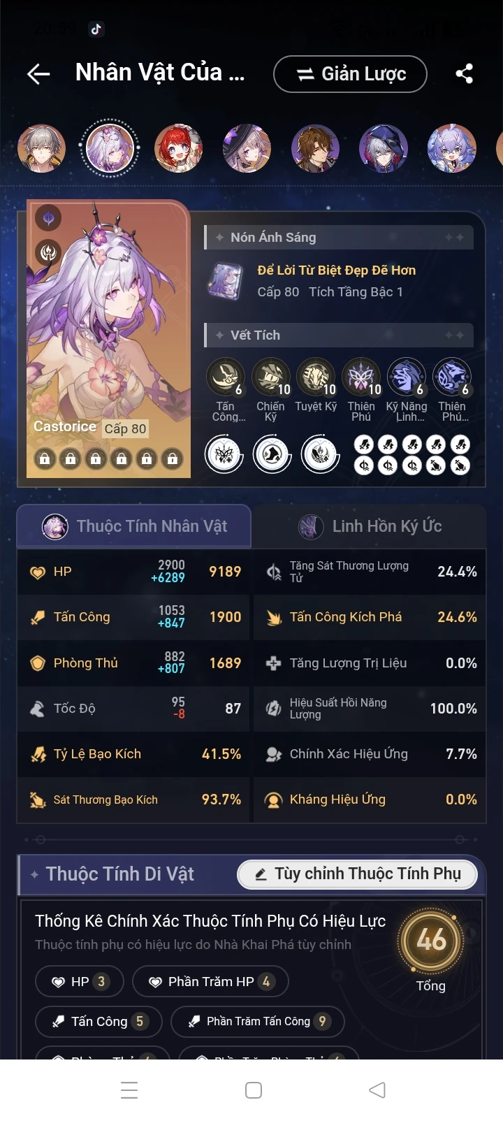 Build vậy hèn chi cocolia được trên 3600 điểm chứ !. Honkai: Star Rail ...