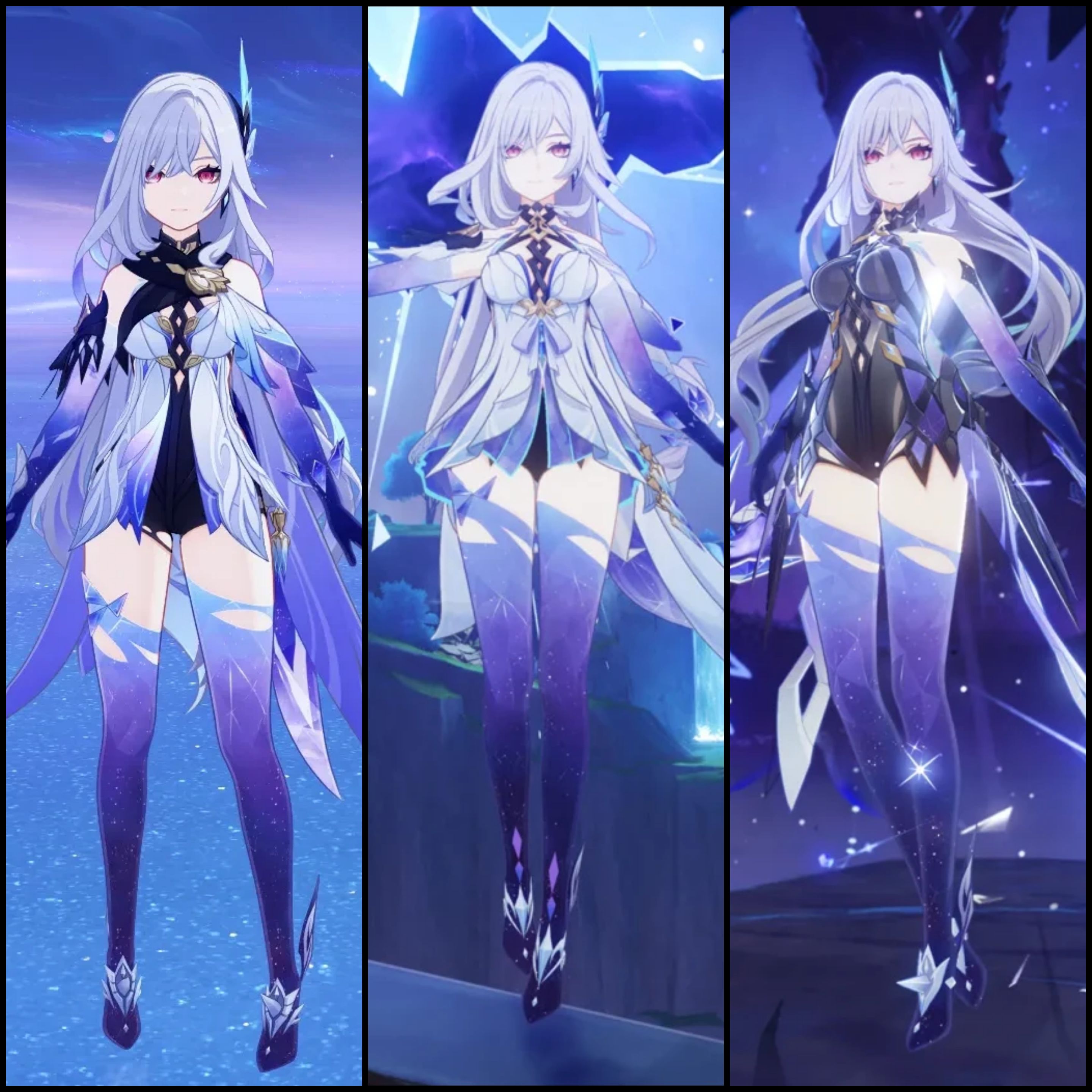 Skirk's outfit evolution ~☆ Genshin Impact | HoYoLAB