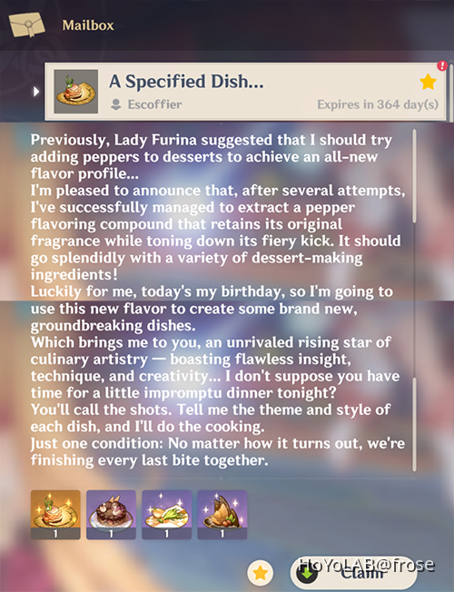 a little impromptu dinner tonight? Genshin Impact | HoYoLAB