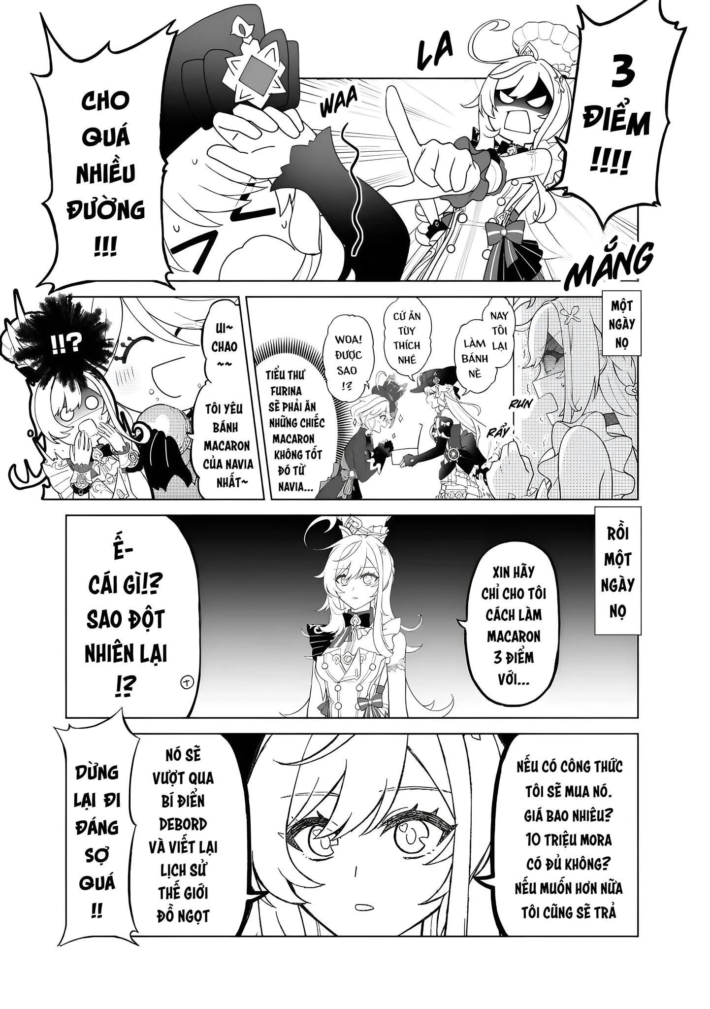 Escoffier muốn có công thức macaron của Navia Genshin Impact | HoYoLAB