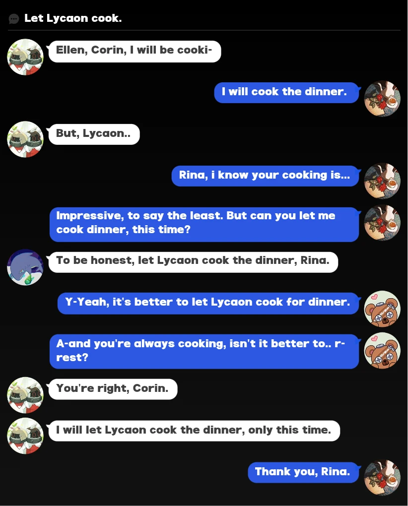 Just let Lycaon cook, Rina. Zenless Zone Zero | HoYoLAB