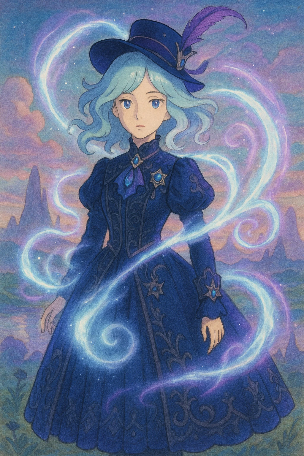 I asked ChatGPT to create Furina in Ghilbi style and her are the ...