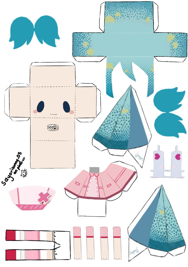 Some cutecore paper crafts and posters I'm gonna put in my bland room ...