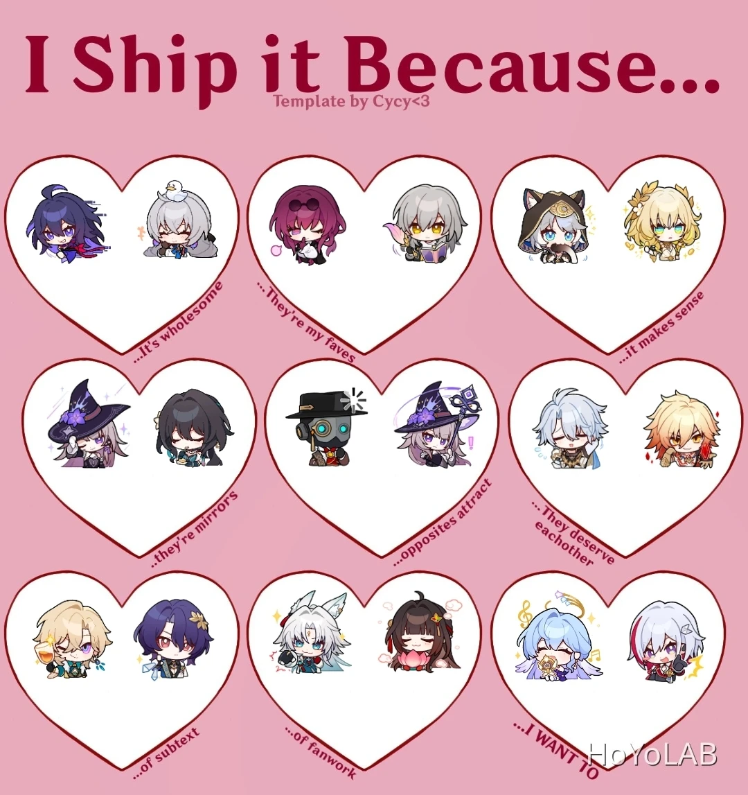 My preferences in HSR ships ️ Honkai: Star Rail | HoYoLAB