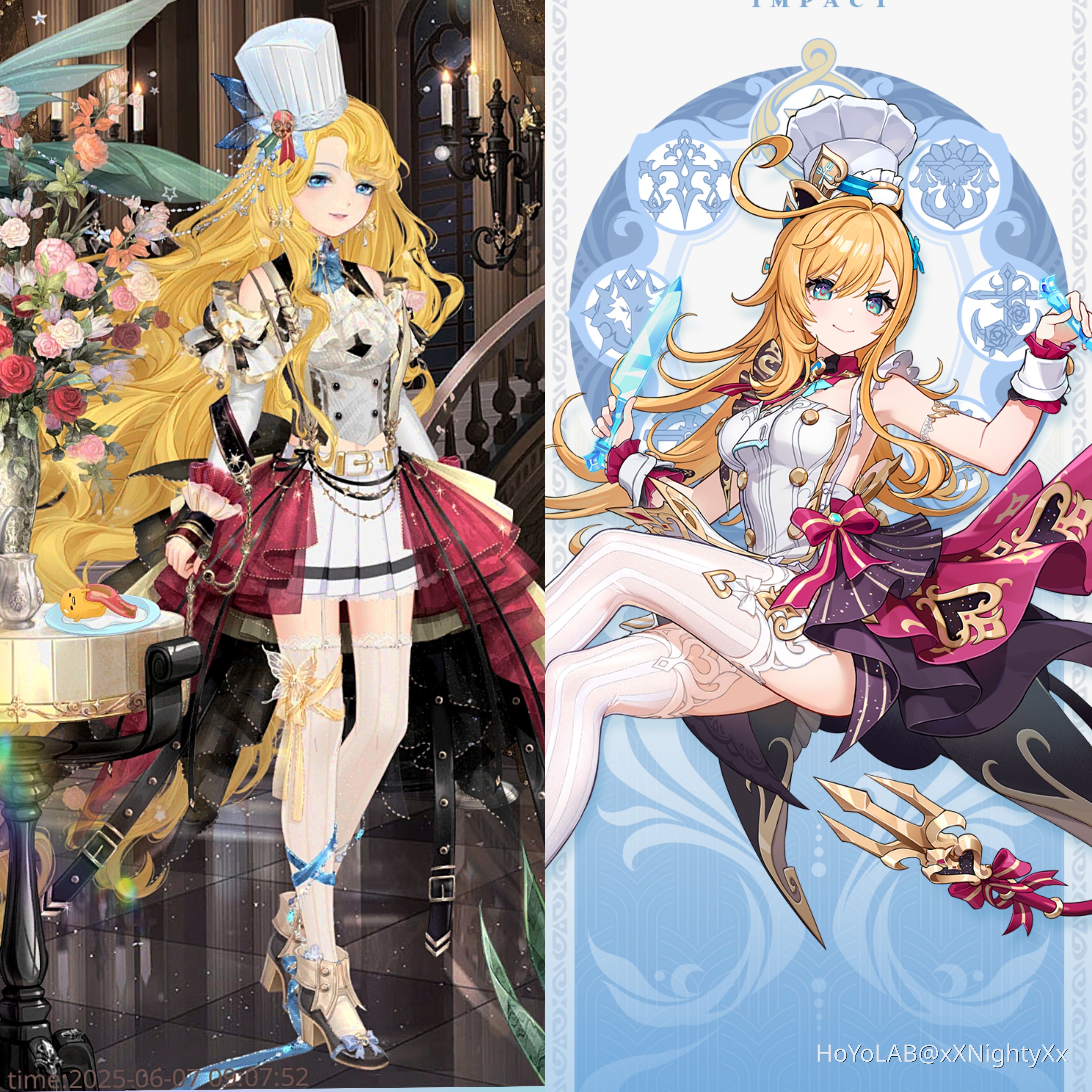 My Love Nikki version of Escoffier Genshin Impact | HoYoLAB