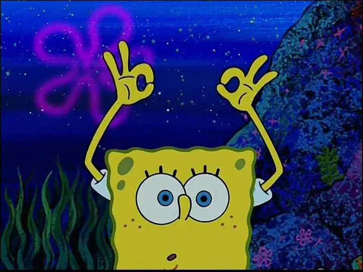 spongebob fingers
