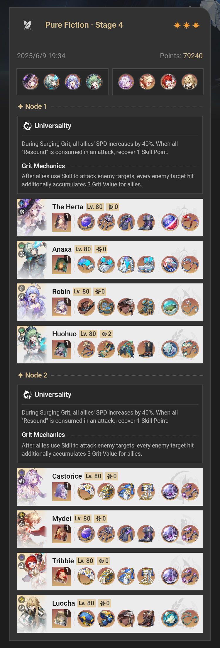 Pure Fiction 4 *** 79k Honkai: Star Rail | HoYoLAB