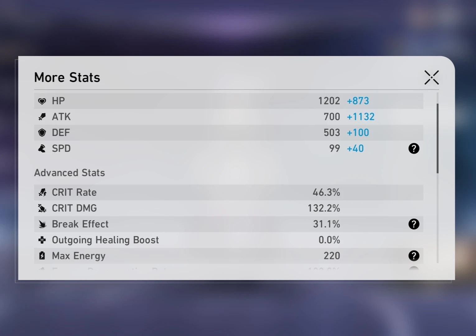 how are these stats for The Herta?? Honkai: Star Rail | HoYoLAB