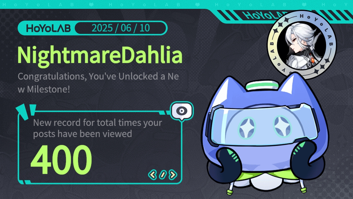 Milestone unlocked yay 😅 | HoYoLAB
