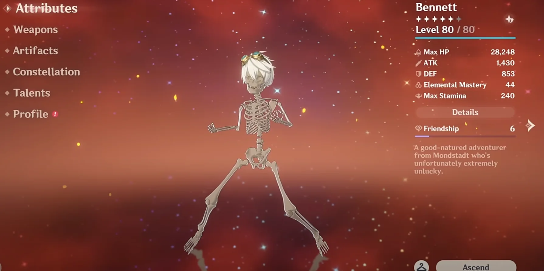 Bennett's buff Genshin Impact | HoYoLAB