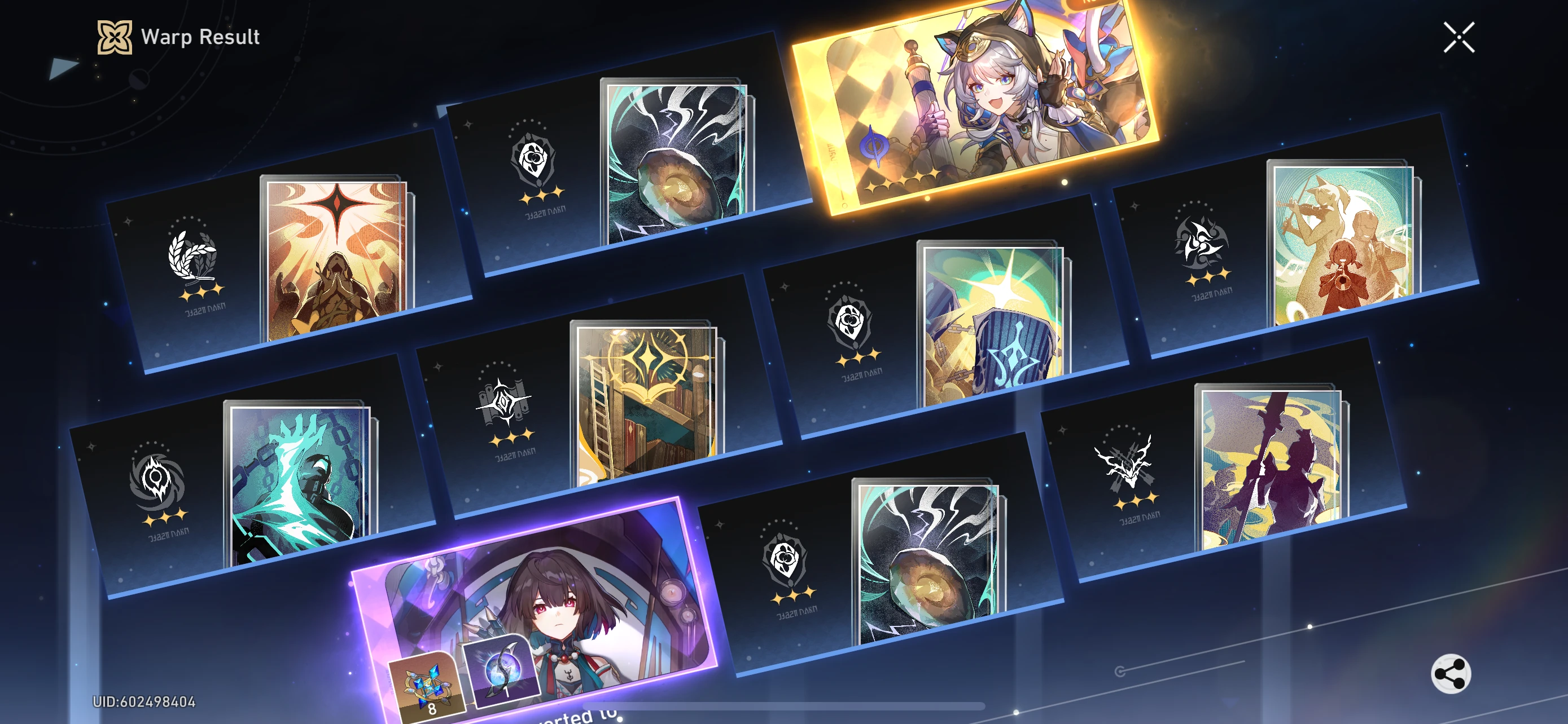 Cipher in one ten pull, all Nihility characters obtained. Honkai: Star ...