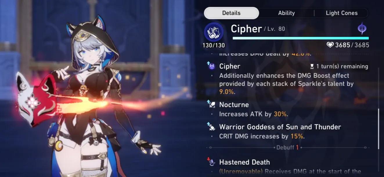 Cipher has Cipher Honkai: Star Rail | HoYoLAB