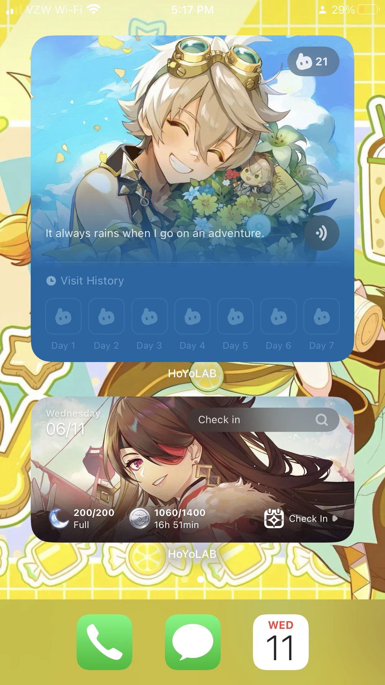 Rate my Home Screen Genshin Impact | HoYoLAB