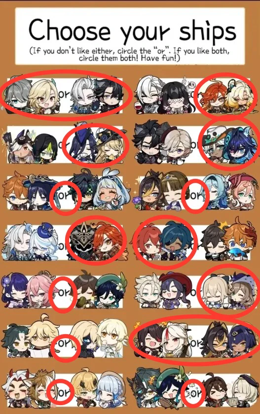 Choosing Ships Genshin Impact | HoYoLAB