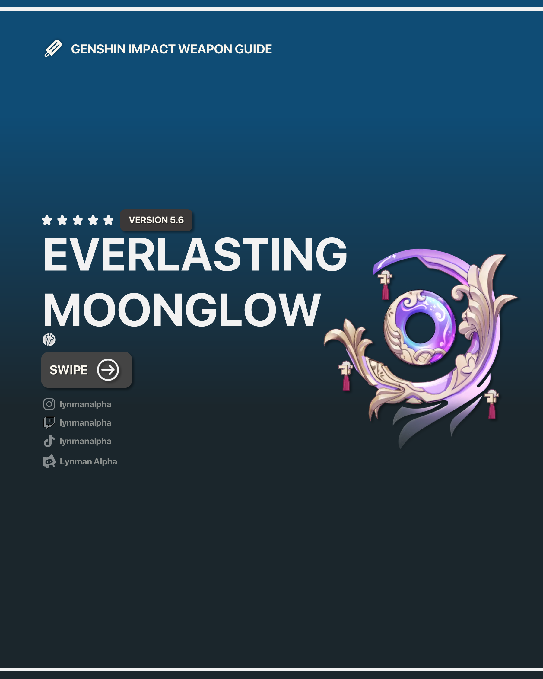 Everlasting Moonglow | Genshin Impact Weapon Guide Genshin Impact | HoYoLAB