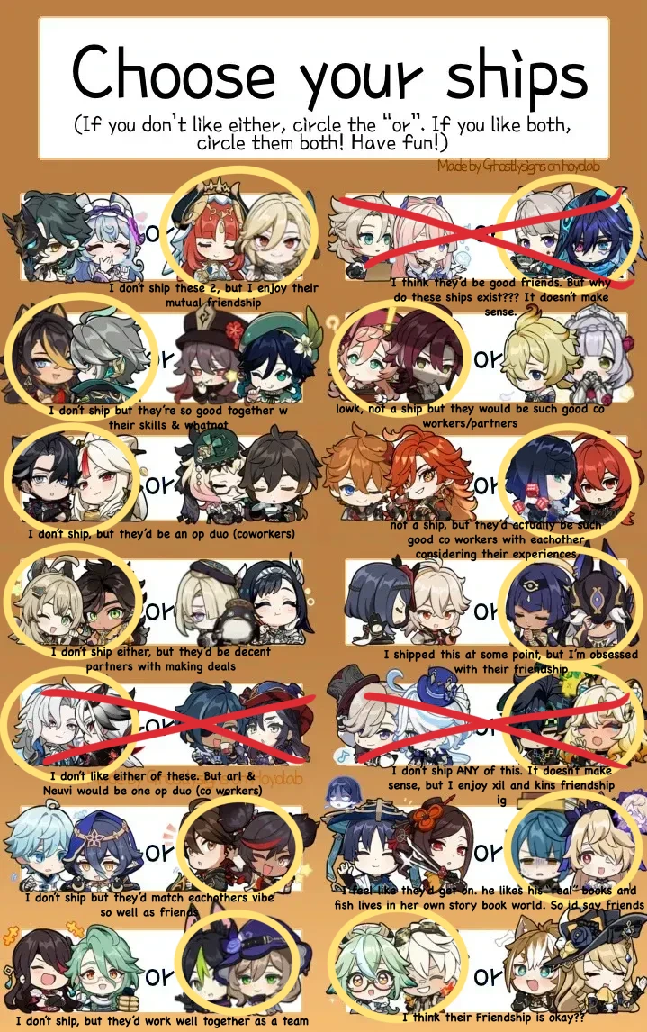 My ships (part 2 & I explain each one) Genshin Impact | HoYoLAB