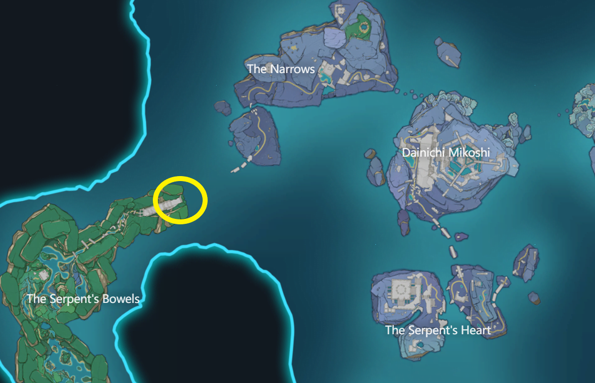 This door in this part of the map changes color when you teleport there ...