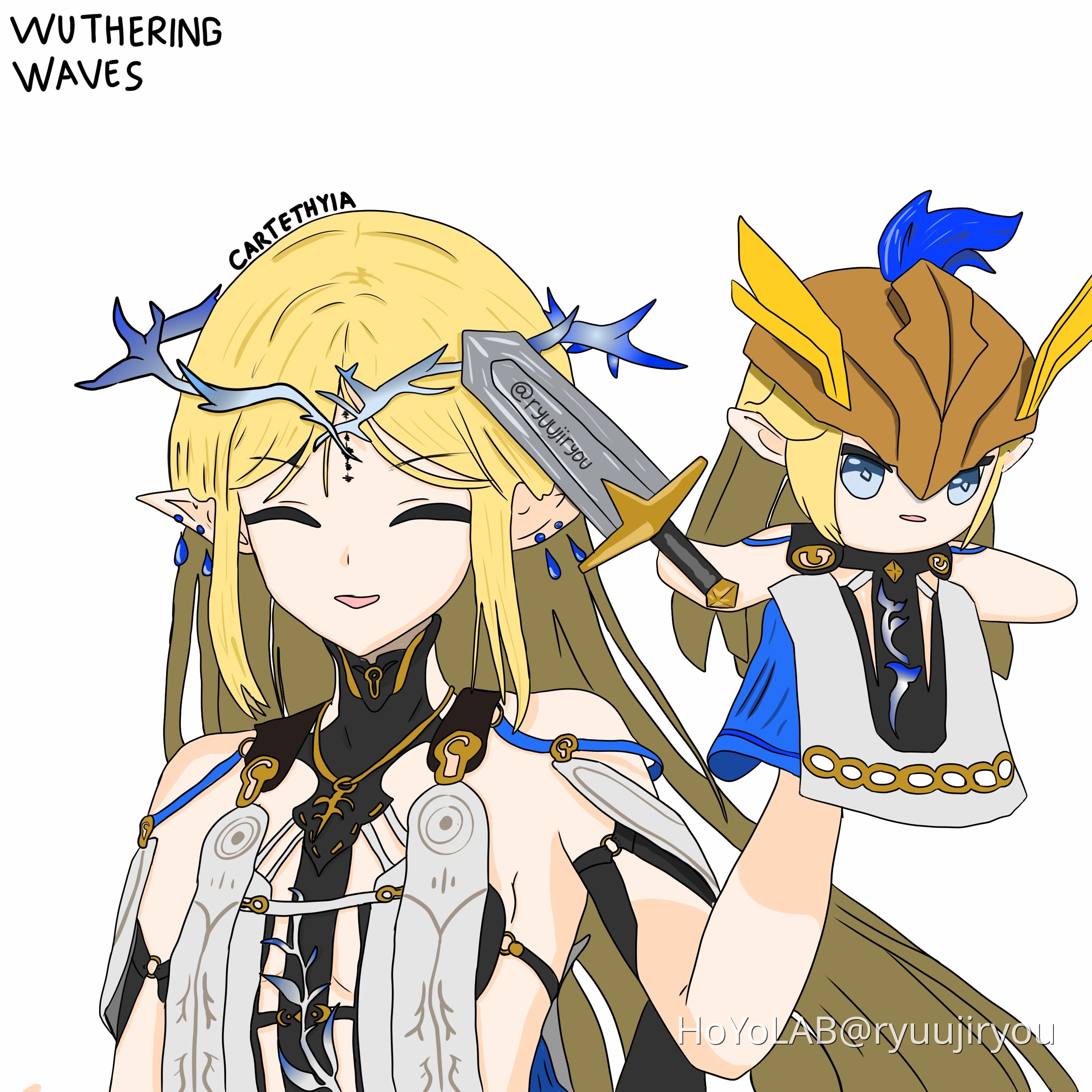 [ off topic ] the Wandering Knight Cartethyia | HoYoLAB