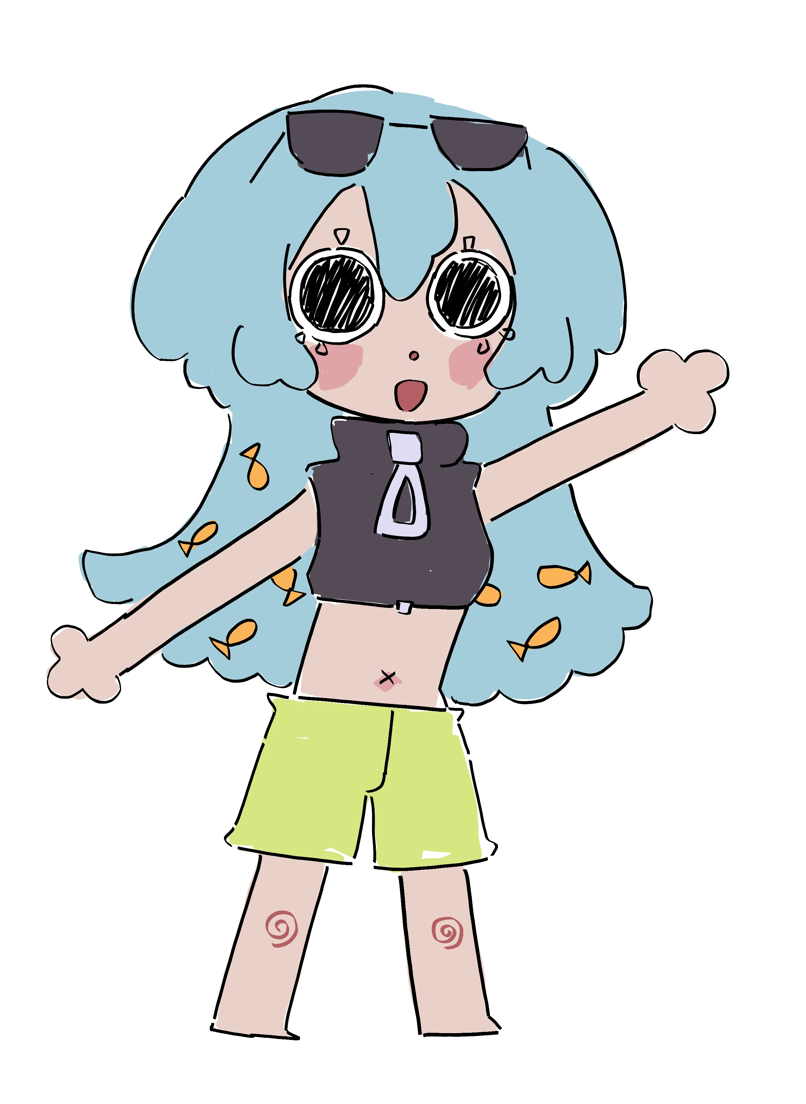 Kuro's girlfriend 🎉 (that blue haired one) | HoYoLAB