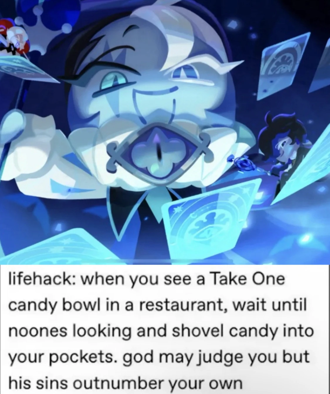 Shadow milk cookie meme | HoYoLAB