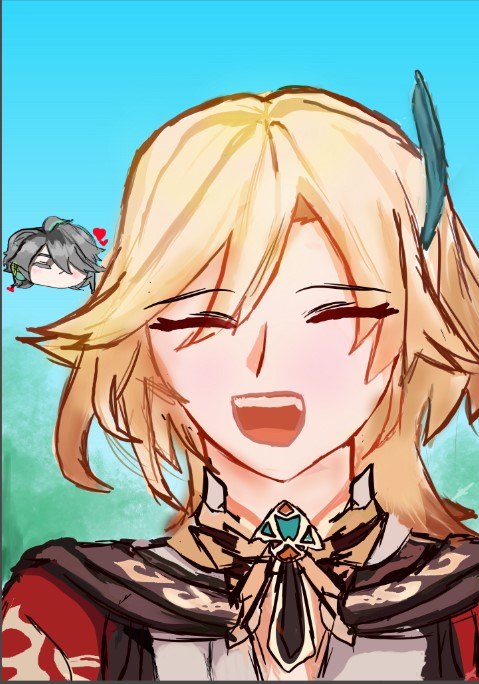 Day 1 of drawing Genshin Character Genshin Impact | HoYoLAB