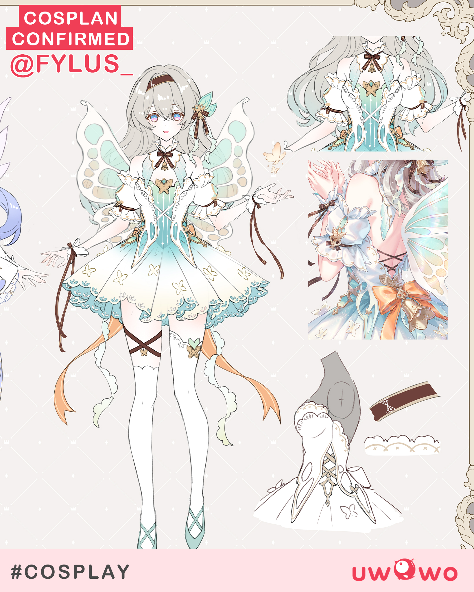 My Firefly's Fairy princess design costume preview from Uwowo Honkai ...