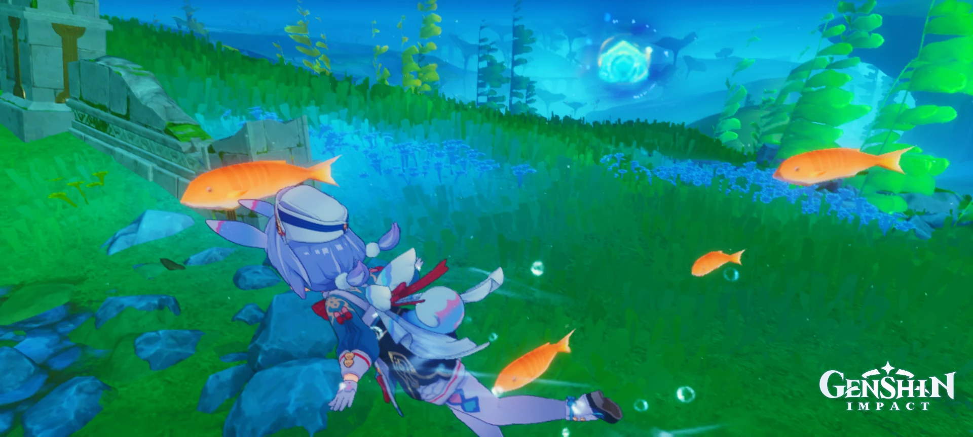 THE SMALL FISH ARE SO ADORABLE!! Genshin Impact | HoYoLAB