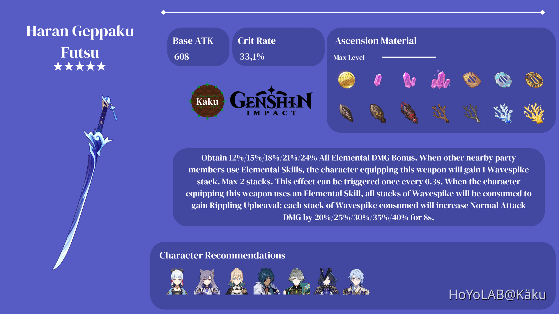 Haran Geppaku Futsu - Weapon Guide Genshin Impact | HoYoLAB