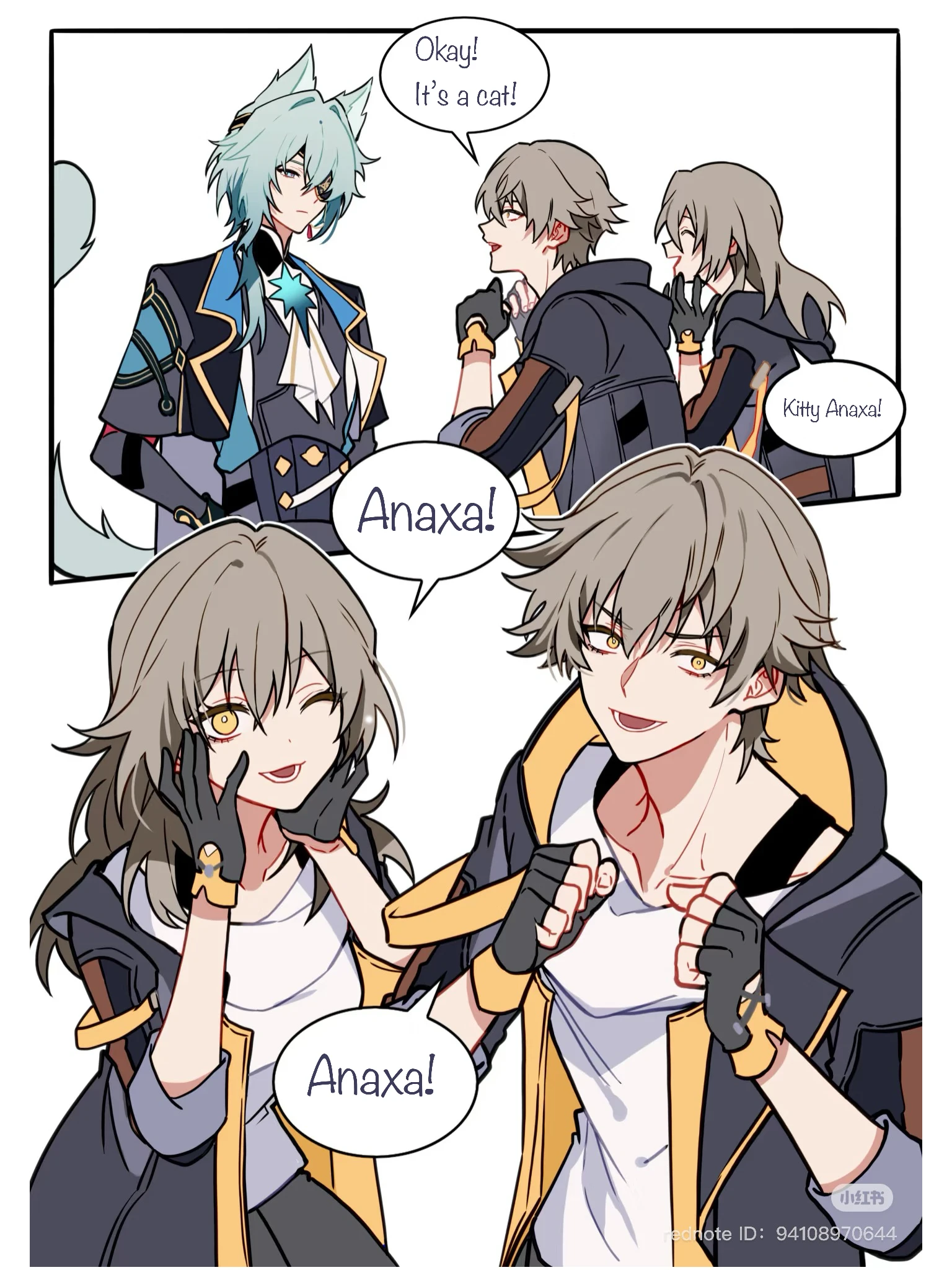 Kitty Anaxagoras (uwah i love this artist so much) Honkai: Star Rail ...