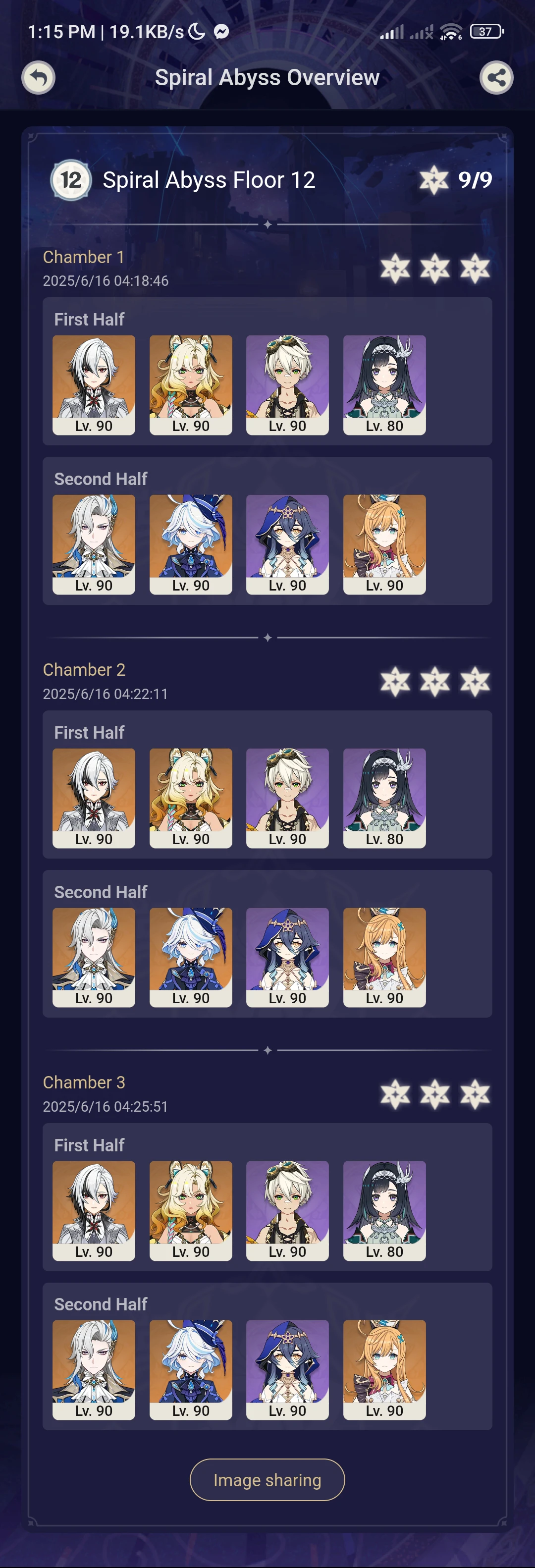 MY CURRENT ABYSS TEAM Genshin Impact | HoYoLAB