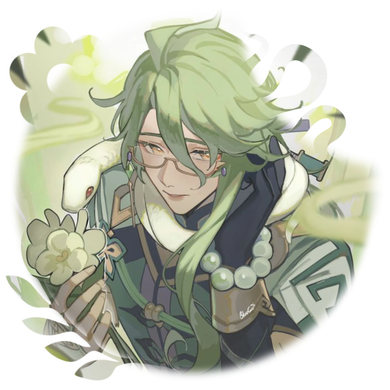 Baizhu and Qiqi PFP made by me ♡ You can use it if you want Genshin ...