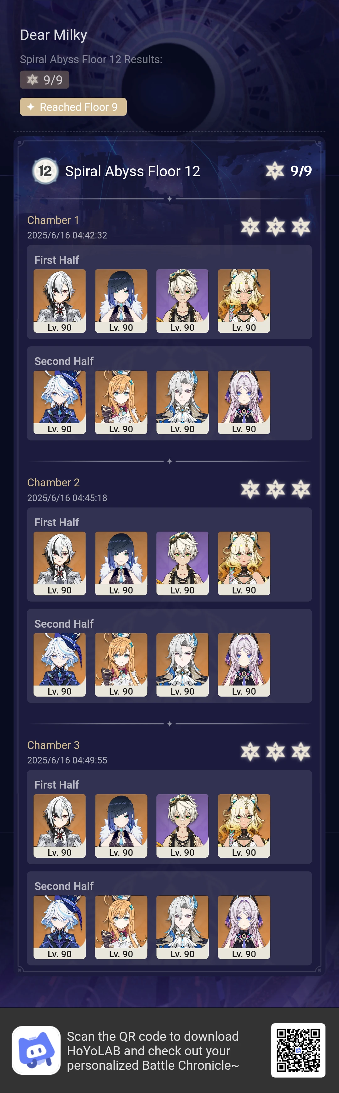 Abyss stats :> Genshin Impact | HoYoLAB